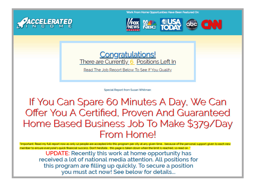 What Is the Accelerated Income Program? – The Latest Online Scams and ...